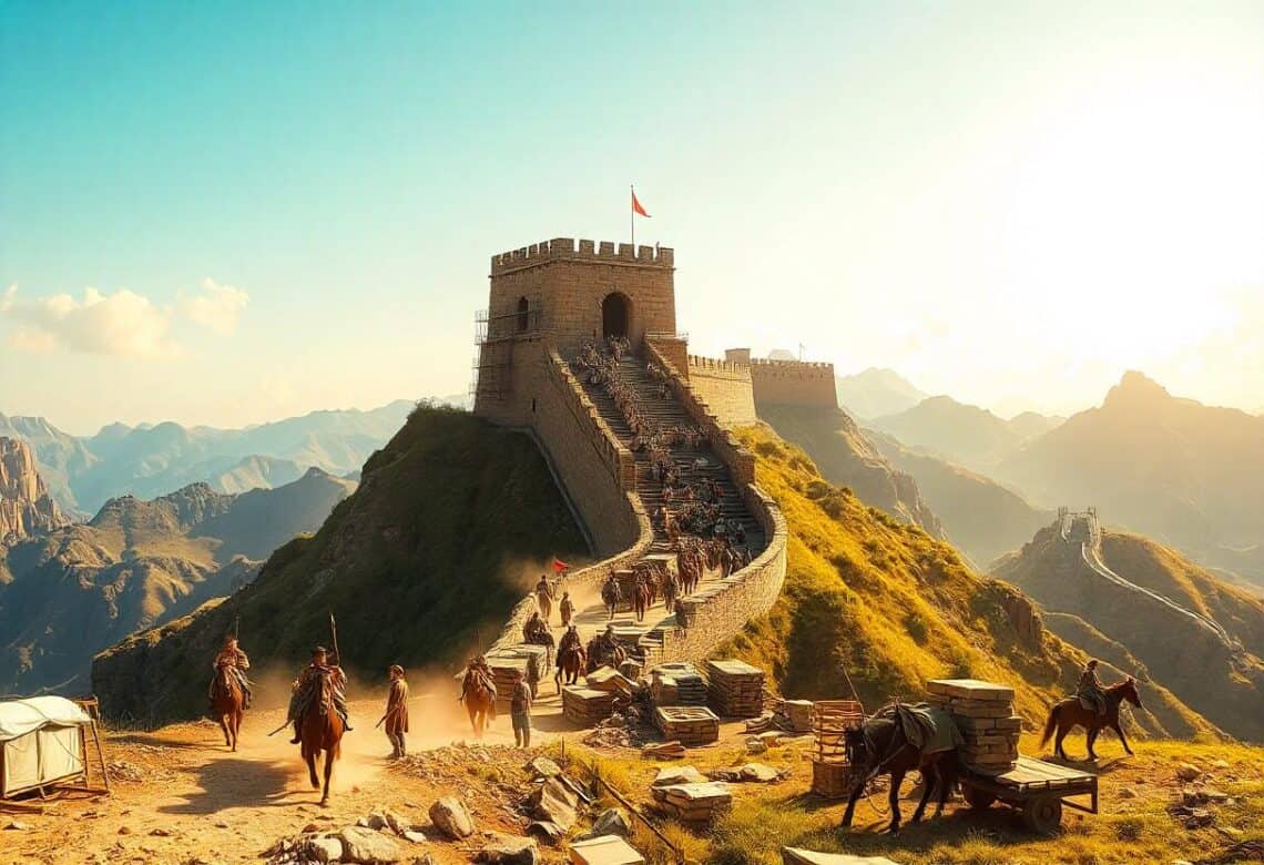 Der Bau der chinesischen Mauer: 10 faszinierende Fakten über das Weltwunder